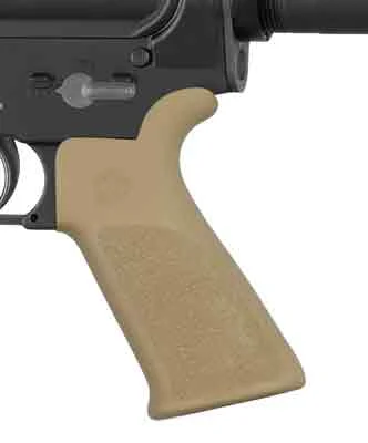 HOGUE AR-15 BEAVERTAIL GRIP - NO FINGER GROOVES FDE - Stronghold Corp