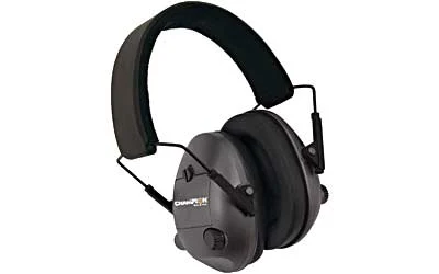 CHAMPION ELECTRONIC EAR MUFFS BLK - Stronghold Corp