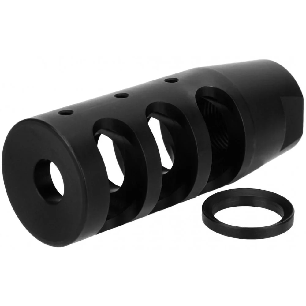 TacFire 5/8x24 Nitrided Compact Compensator .308 cal Steel Black ...