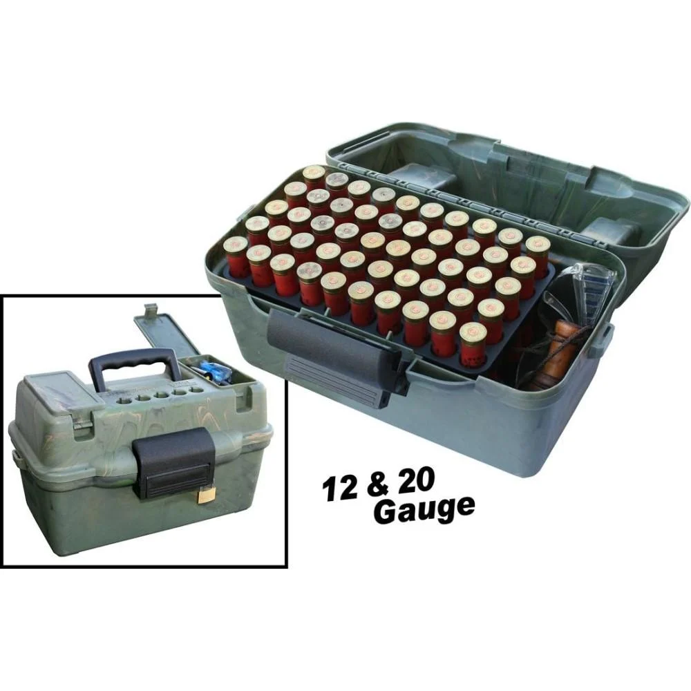 MTM Deluxe Shotshell Case Dual Gauge 100 Rounds Wild Camo - Stronghold Corp