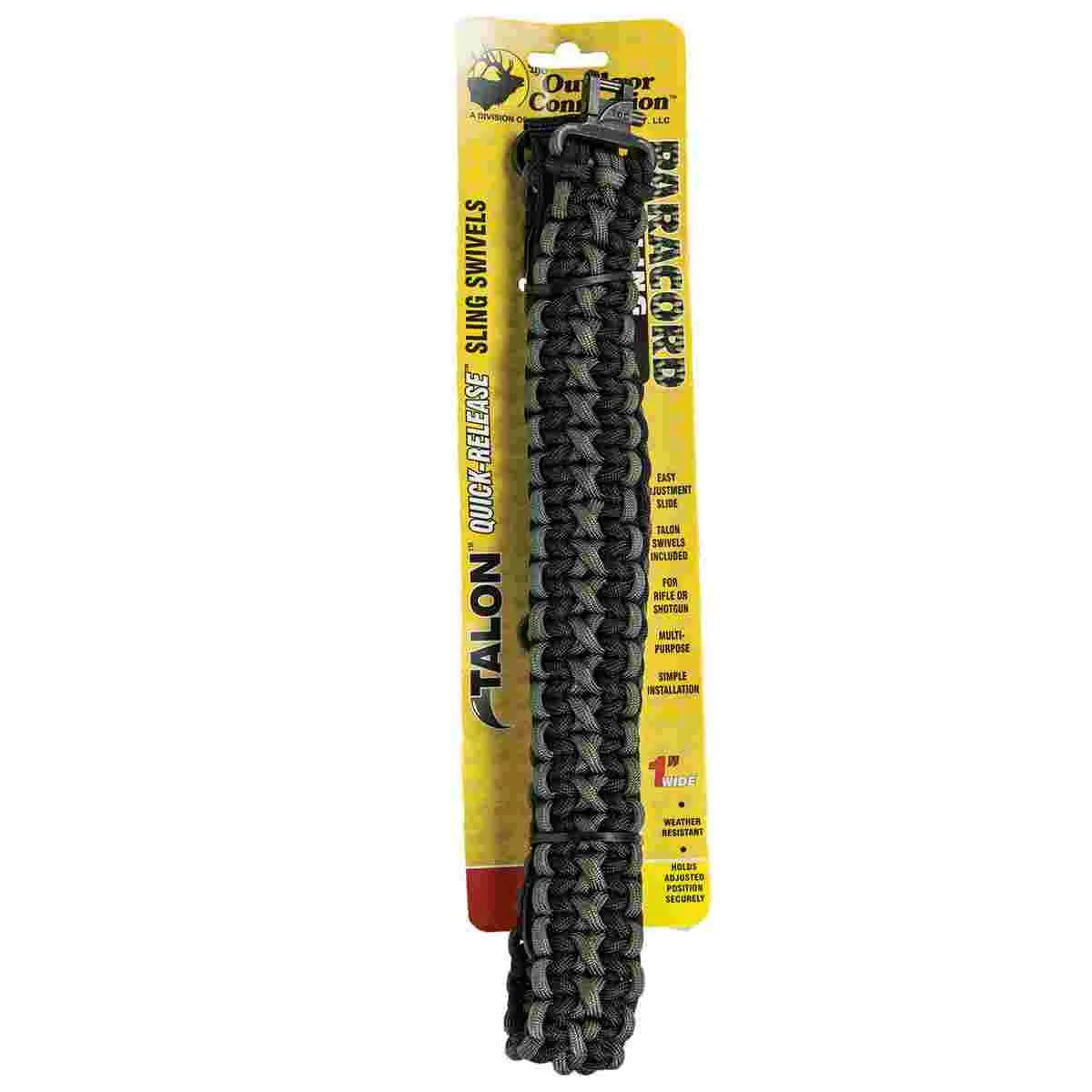 Outdoor Connection Sling - Paracord Black Talons - Stronghold Corp