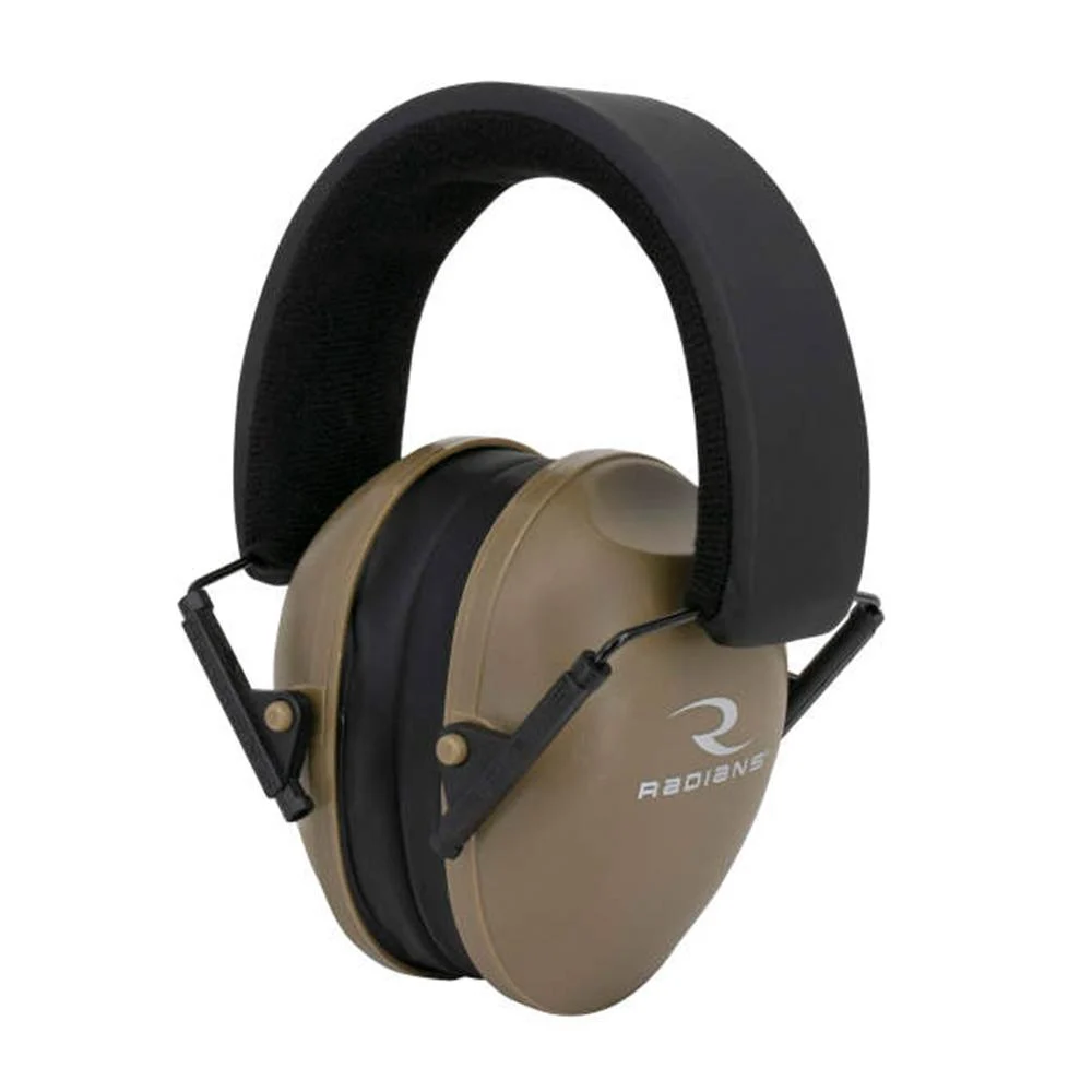 Radians Lowset Passive Ear Muff 21dB Tan - Stronghold Corp