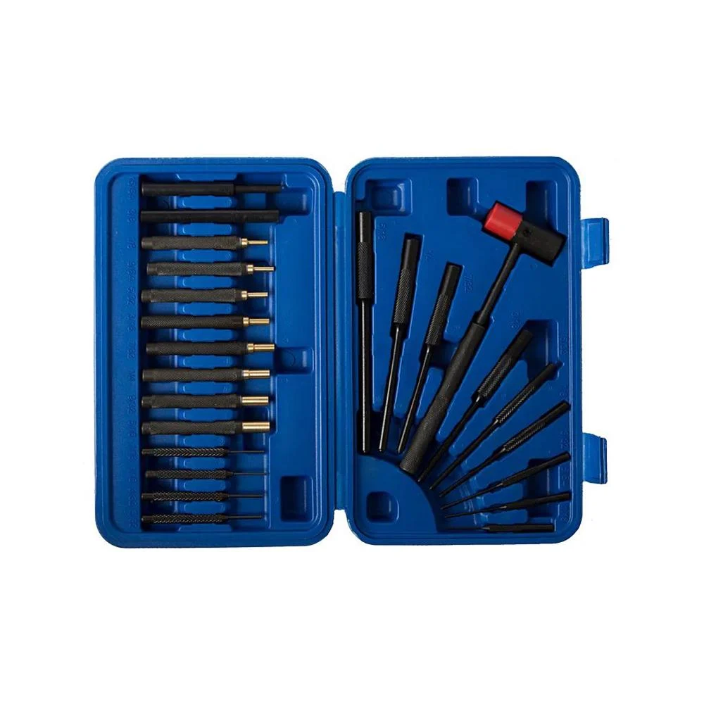 Dac Tech Gunmaster Brass & Steel Drive Pin and Roll Punch Set - 24 pc ...