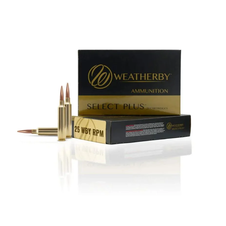 Weatherby Select Plus Hornady SST Rifle Ammunition 25 Wby RPM 117gr PT ...